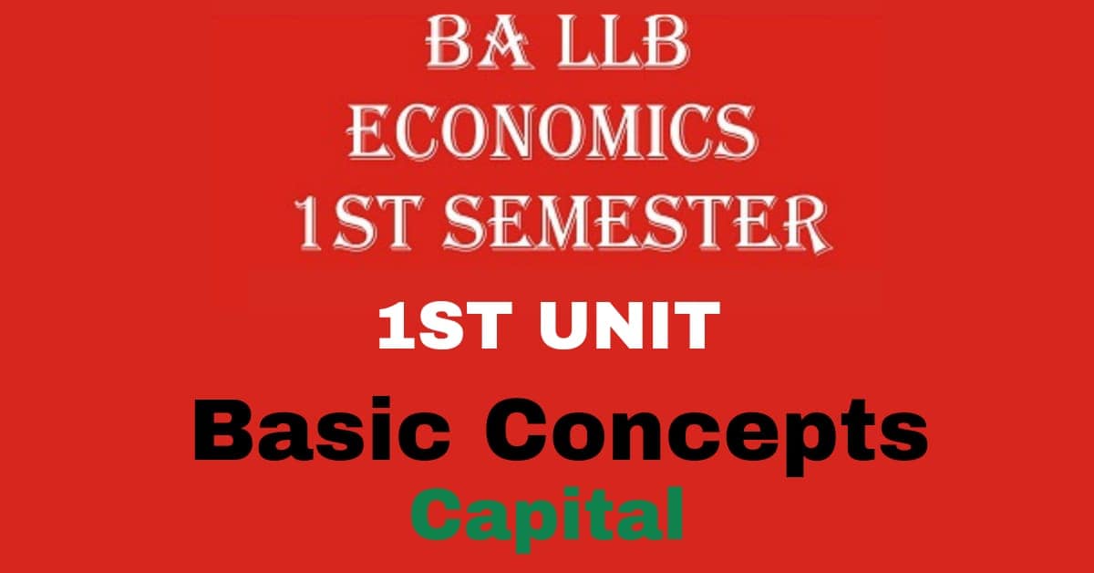 explain the importance and features capital with its meaning