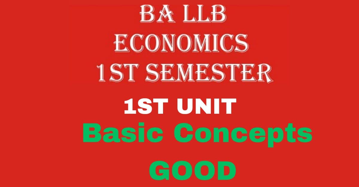 explain the classification of Good with its importance.